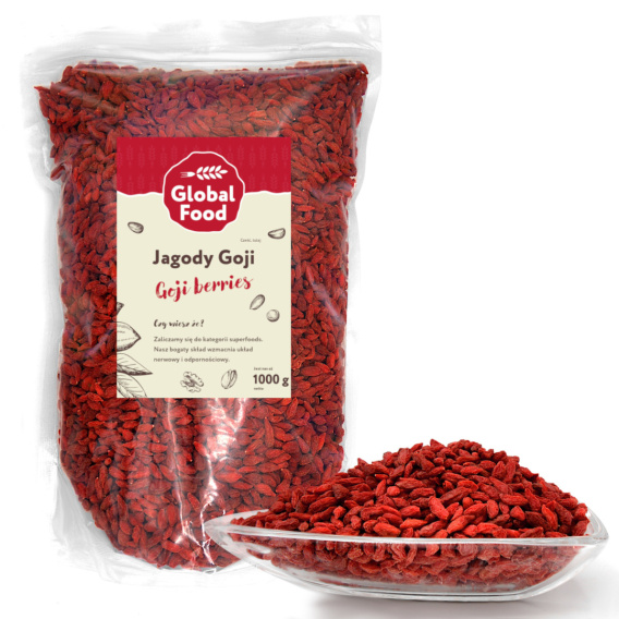 JAGODY GOJI GOJA 1KG - Global Food